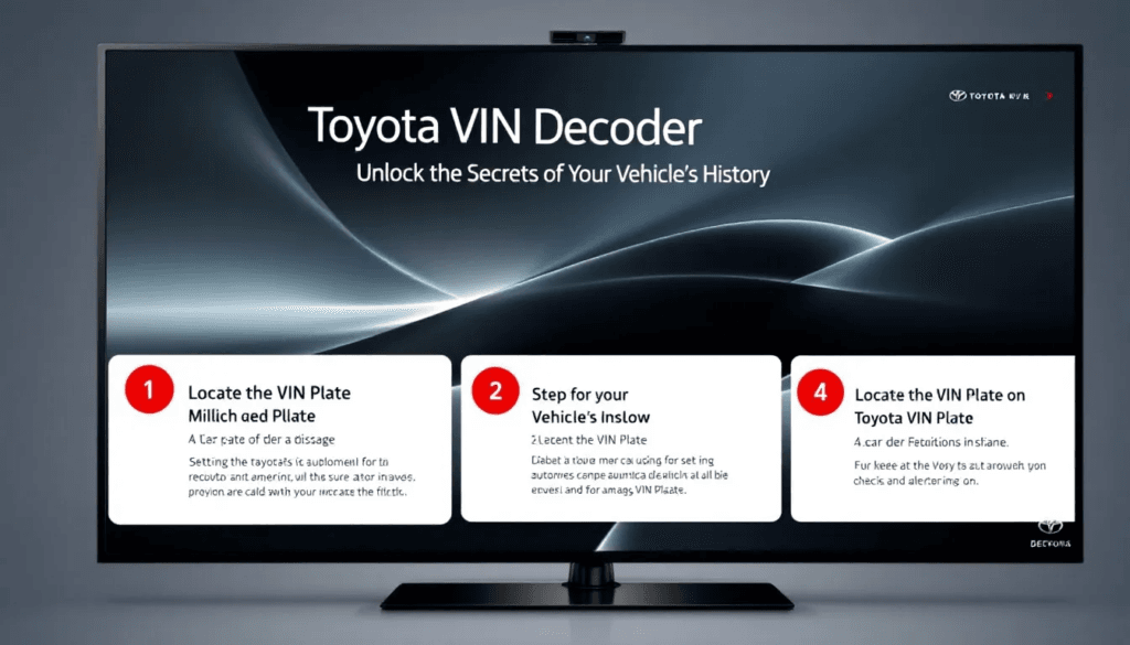 Guide to the Toyota VIN Decoder: Decode Your Vehicle's Specs